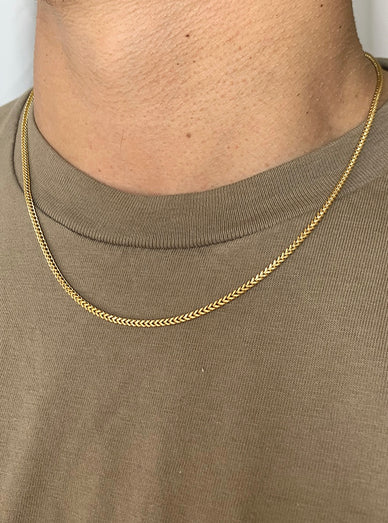 Franco gold chain 18k store